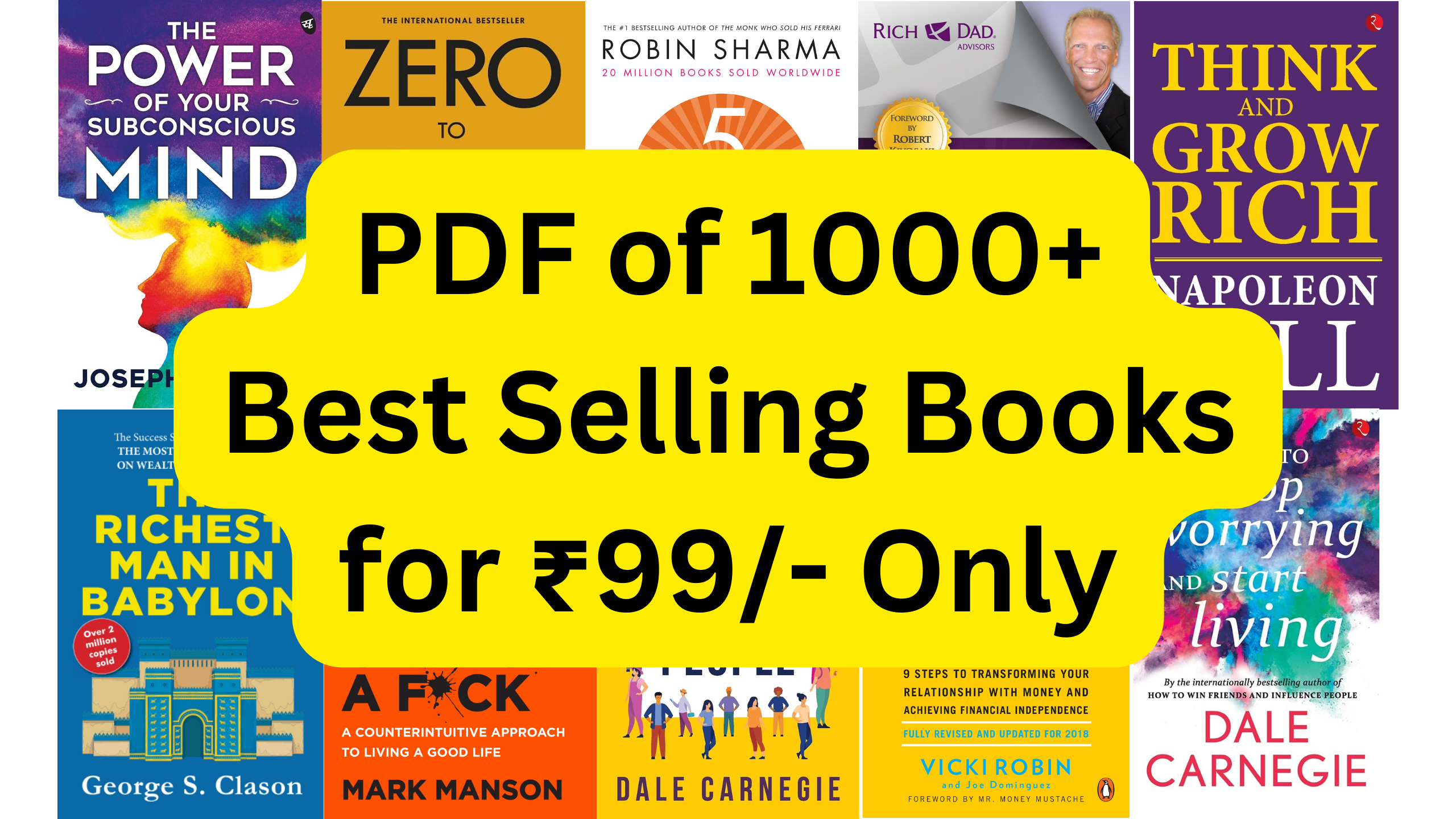 PDF Bundle 1000 Best Non Academic Books For CA Students 